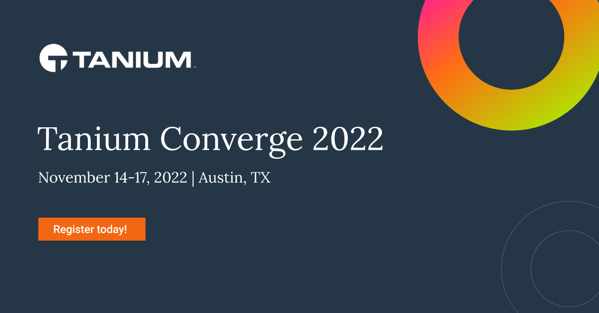 Tanium Converge 2022 | Events