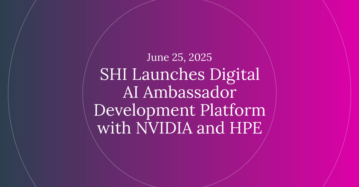 SHI unveils Digital AI Ambassador platform in collaboration with NVIDIA ...