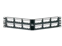 Panduit MINI-COM Angled Modular Faceplate Patch Panels | www ...